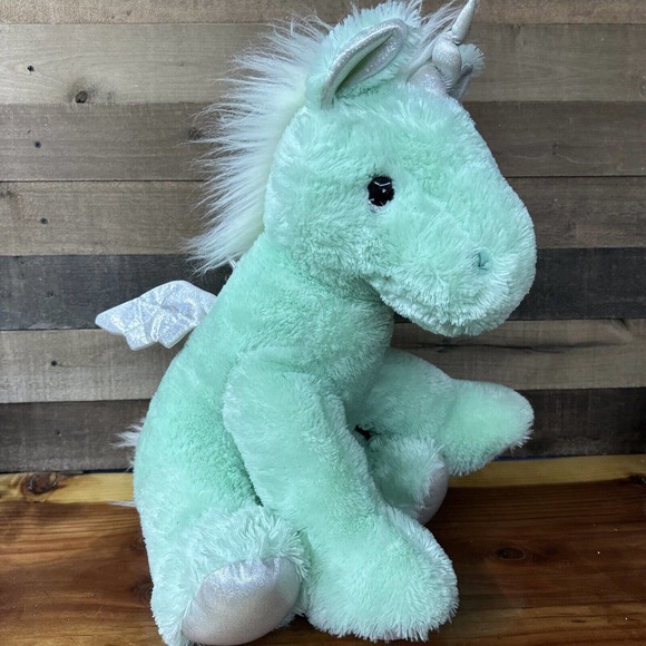 Justice | Toys | Justice Unicorn Plush 24 Large Mint Green Stuffed ...